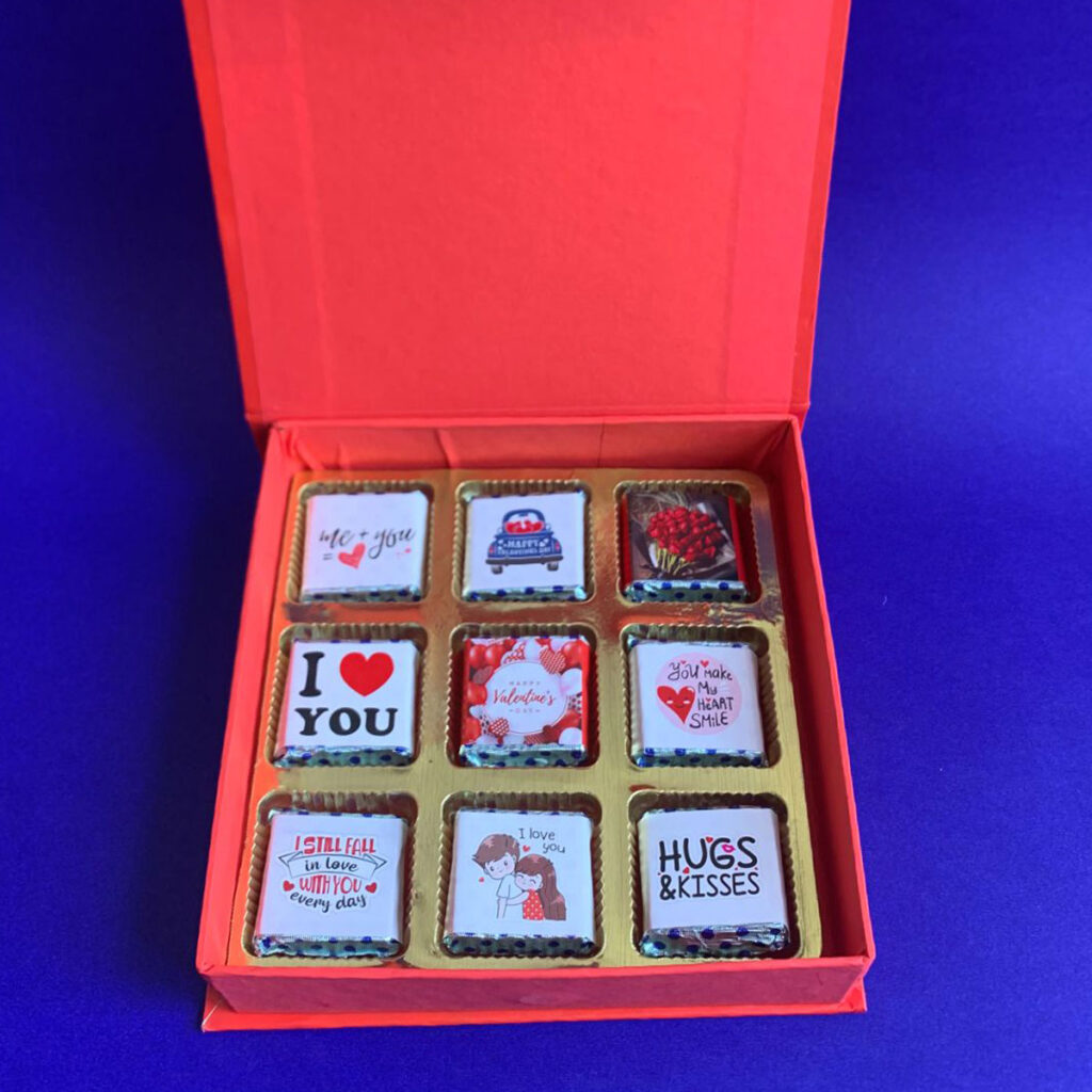 Valentine’s Day Chocolate Combo - 9 Yummy Chocolates - Romantic Gift ...
