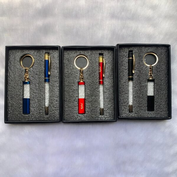 Personalized Baleno Pen & Keychain Combo | Custom Valentine’s Day Gift ...