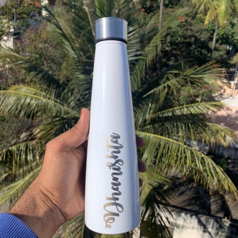 Personalized Conical Bottle - 750 ML - Name Bottle - VivaGifts