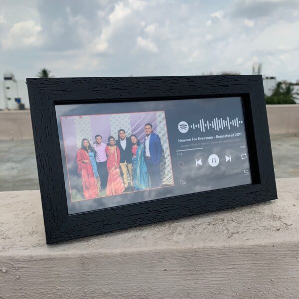 Personalized Spotify Song Frame with Photo & Scannable Code ...