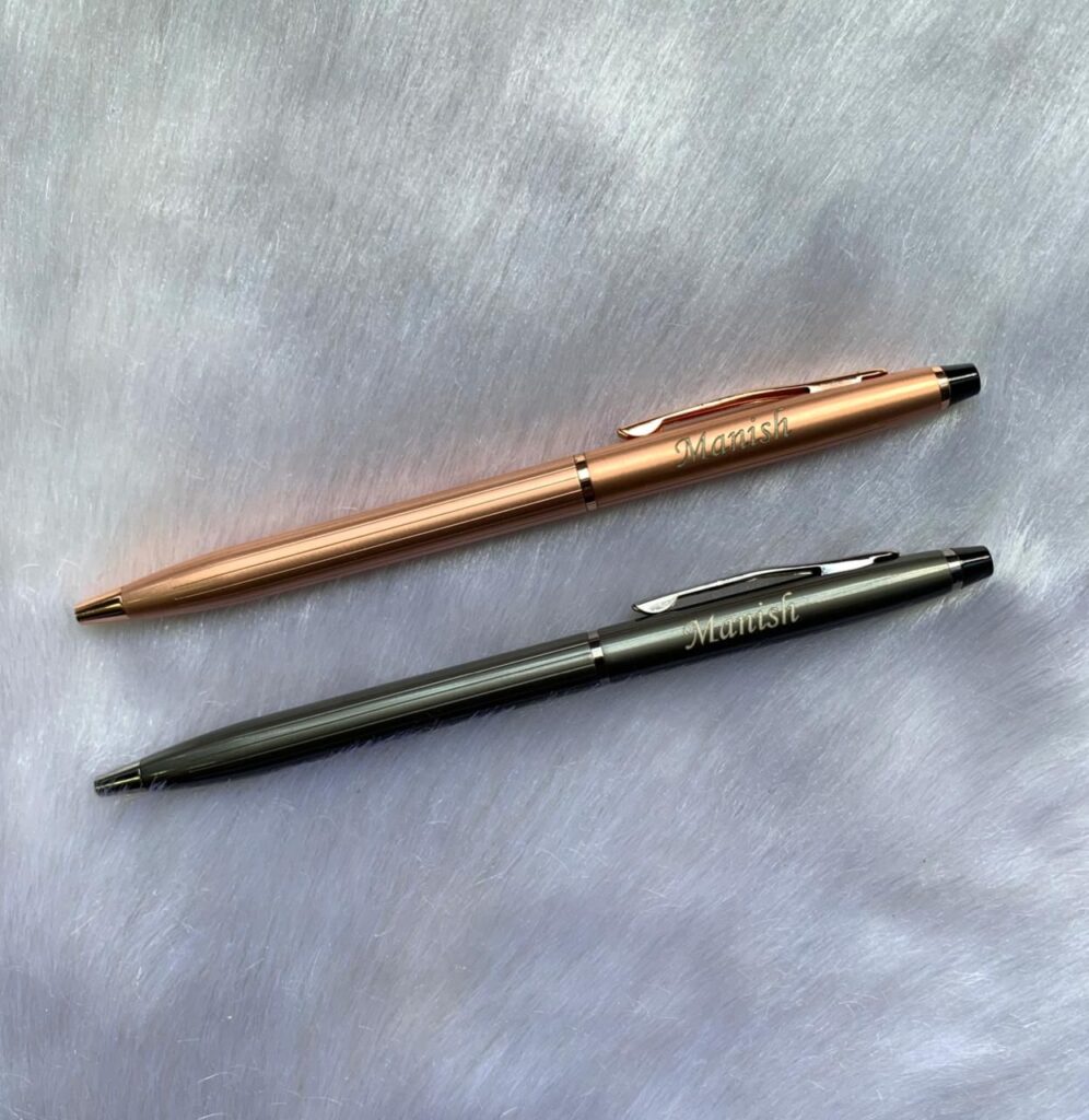 Personalized Name Diary & Copper Pen Set - Valentine’s Gift for ...